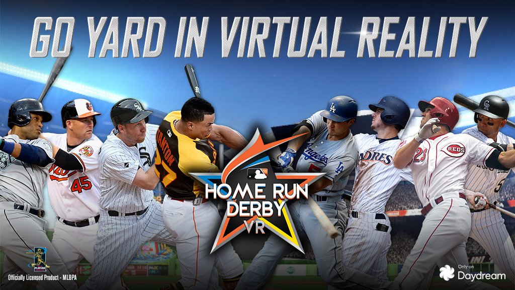 MLB on Twitter: "Go Yard in Virtual Reality! Home Run Derby VR is ...