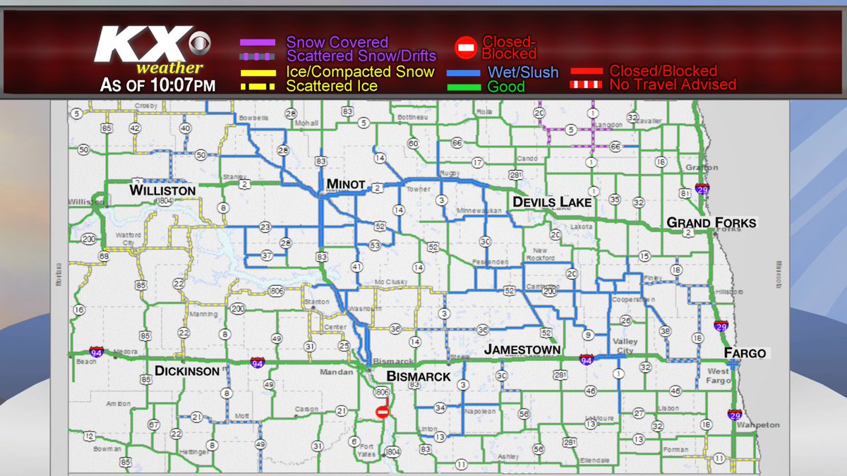 Map Of Dot Road Conditions