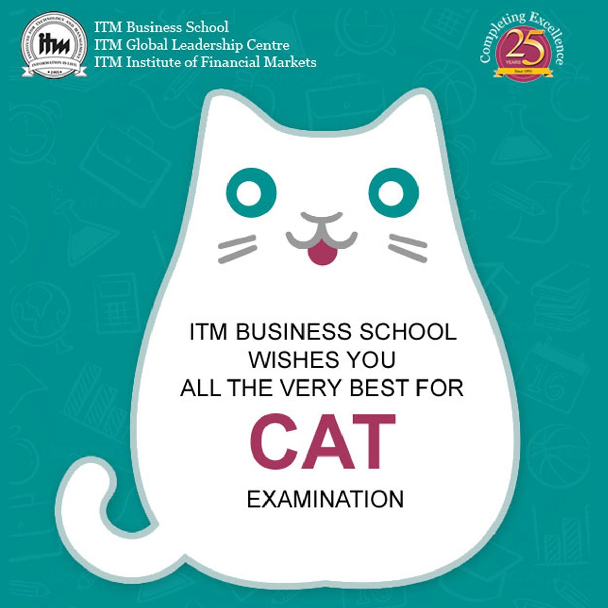 Good Luck On Finals Cat