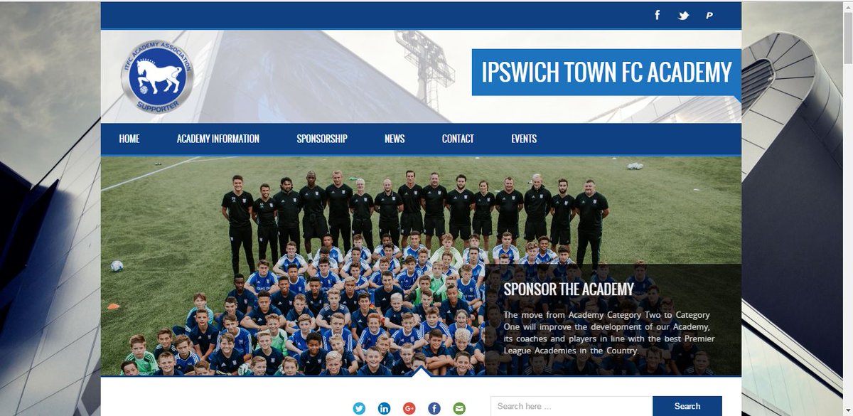 Ipswich Town FC on Twitter: "New #itfc Academy website launched, with all our mission statements ...