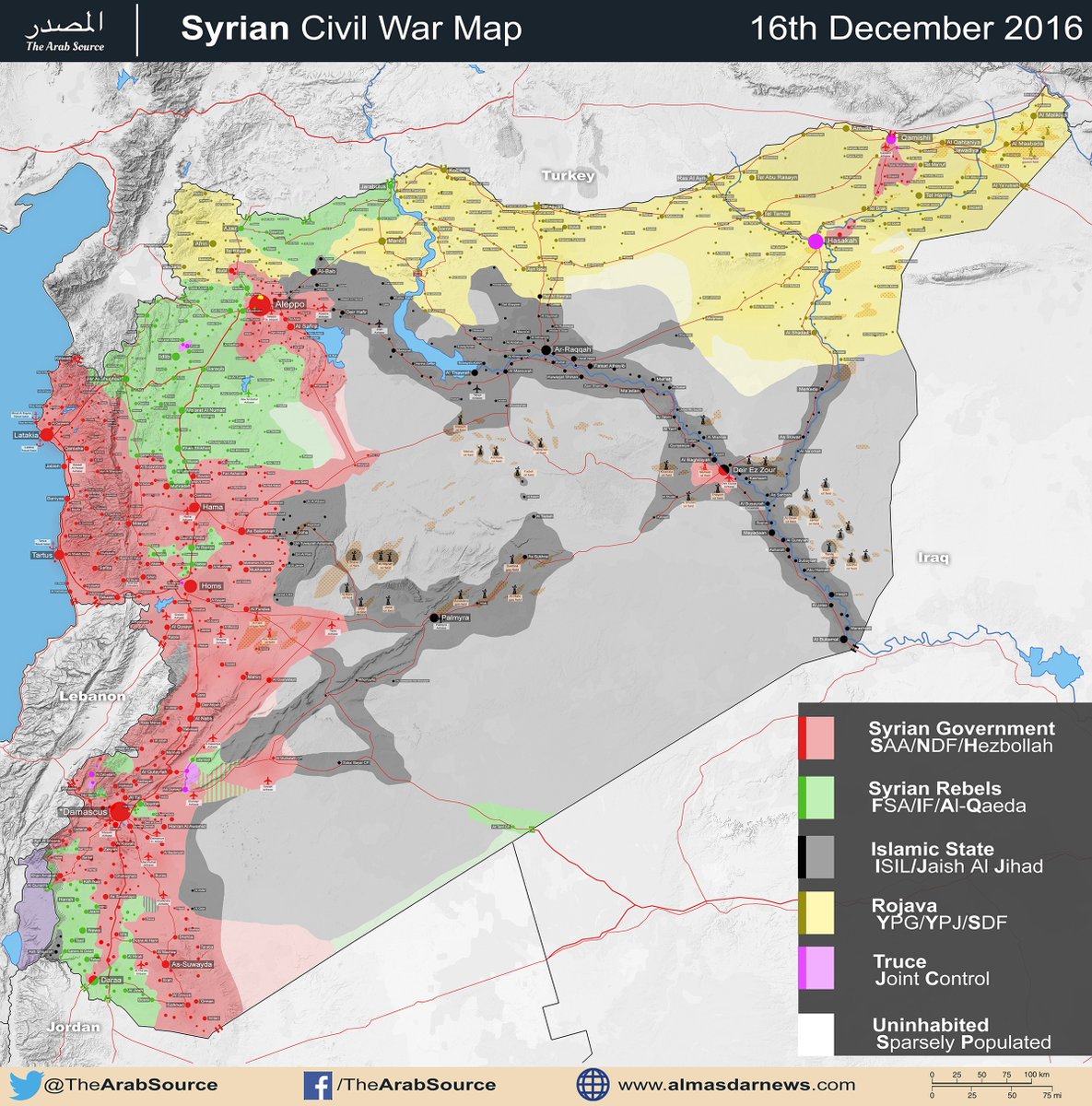 Map - Kurdish controlled areas within Syria (today) : r/kurdistan