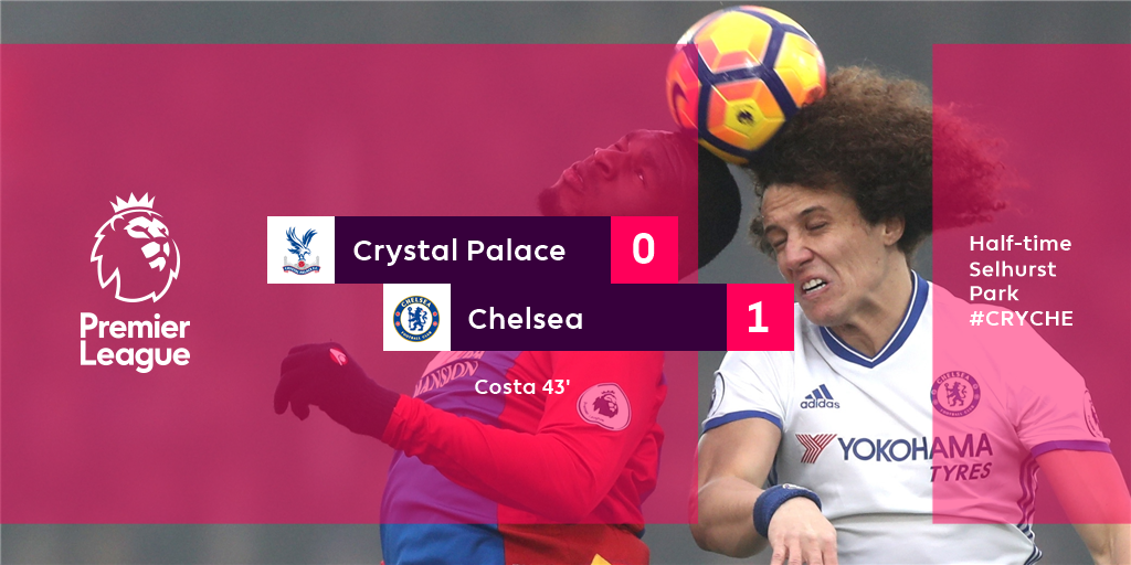 [EPL] 17R C.팰리스 v 첼시, 선발 라인업 : 클리앙