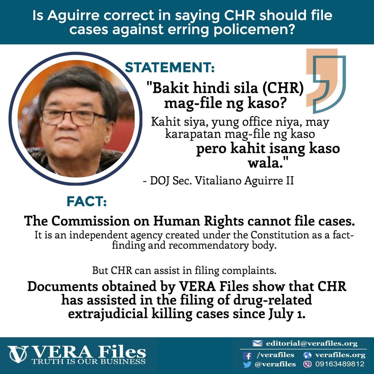VERA FILES FACT CHECK: Is justice secretary Aguirre correct in saying ...