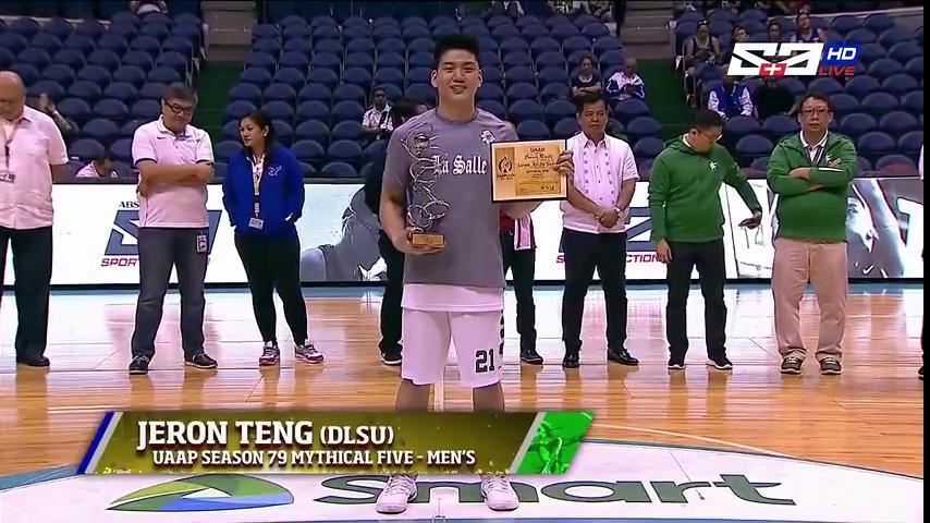 UAAPSeason79 Men's Basketball Mythical 5: Jeron Teng (DLSU) | ABS-CBN ...