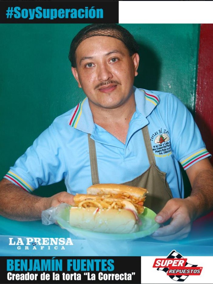 SoySuperación . Benjamín Fuentes, creador de la torta “La Correcta”. Su ...