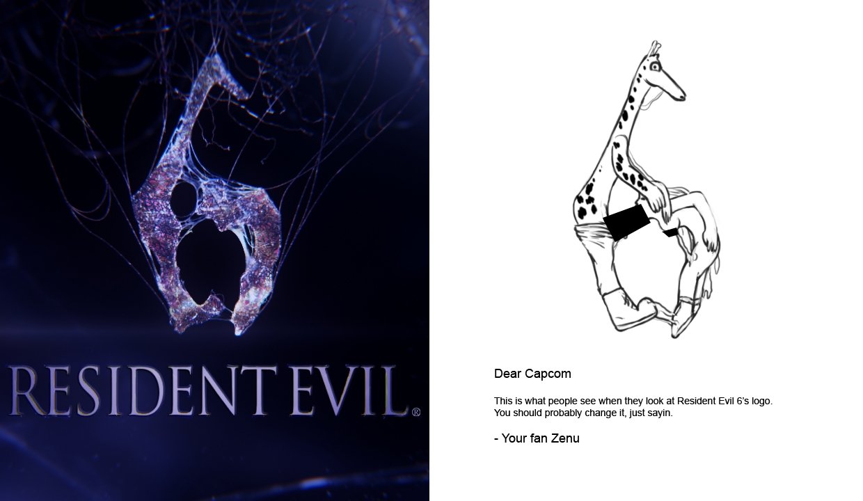 Resident Evil 6 Logo Giraffe Icon For Resident Evil 6 Benchmark Tool