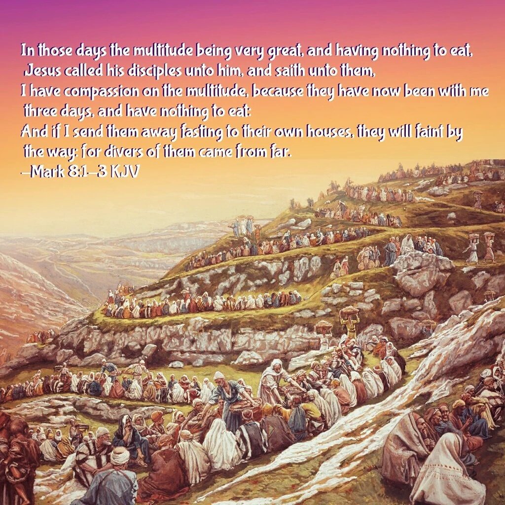 Jesus Had Compassion For The Multitude