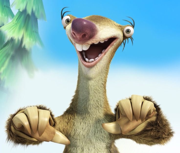 Ice Age Sid Smiling