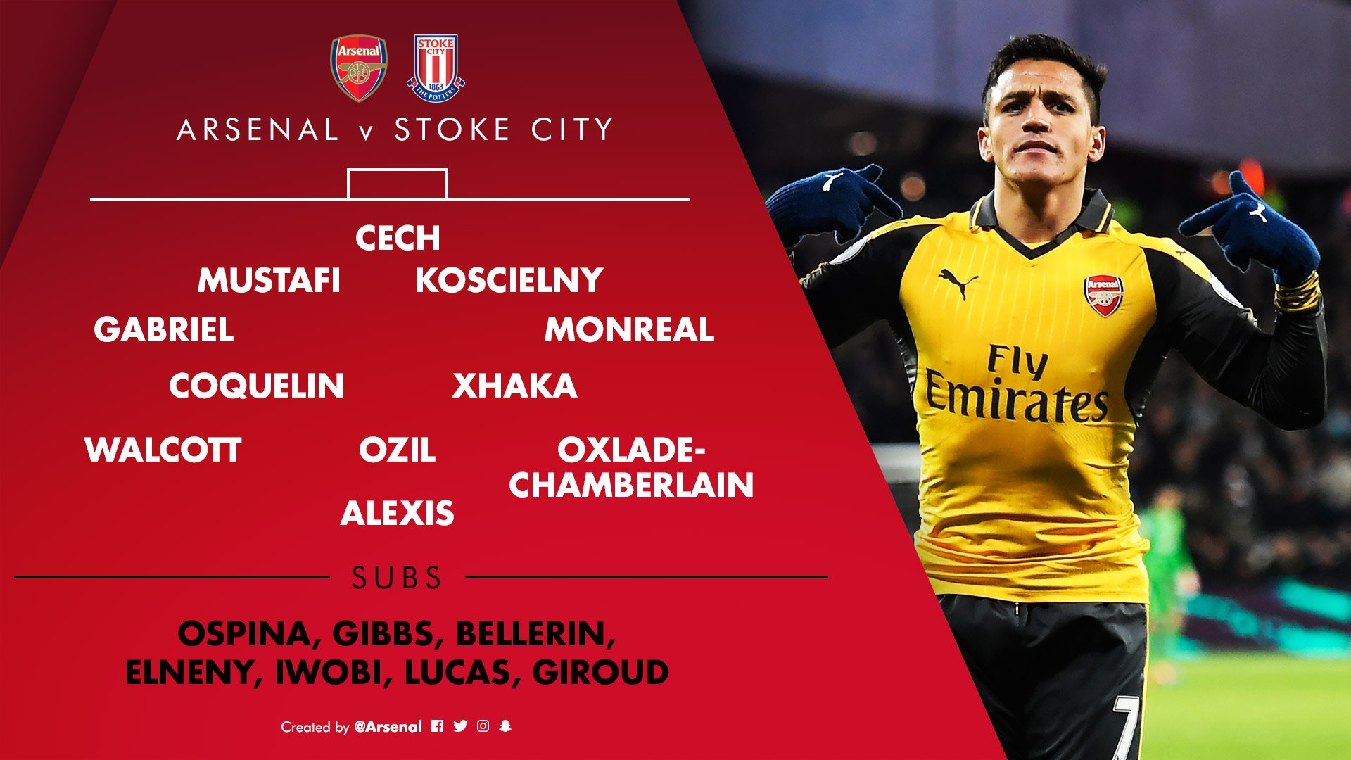 [EPL] 15R 아스날 v 스토크 시티 : 클리앙