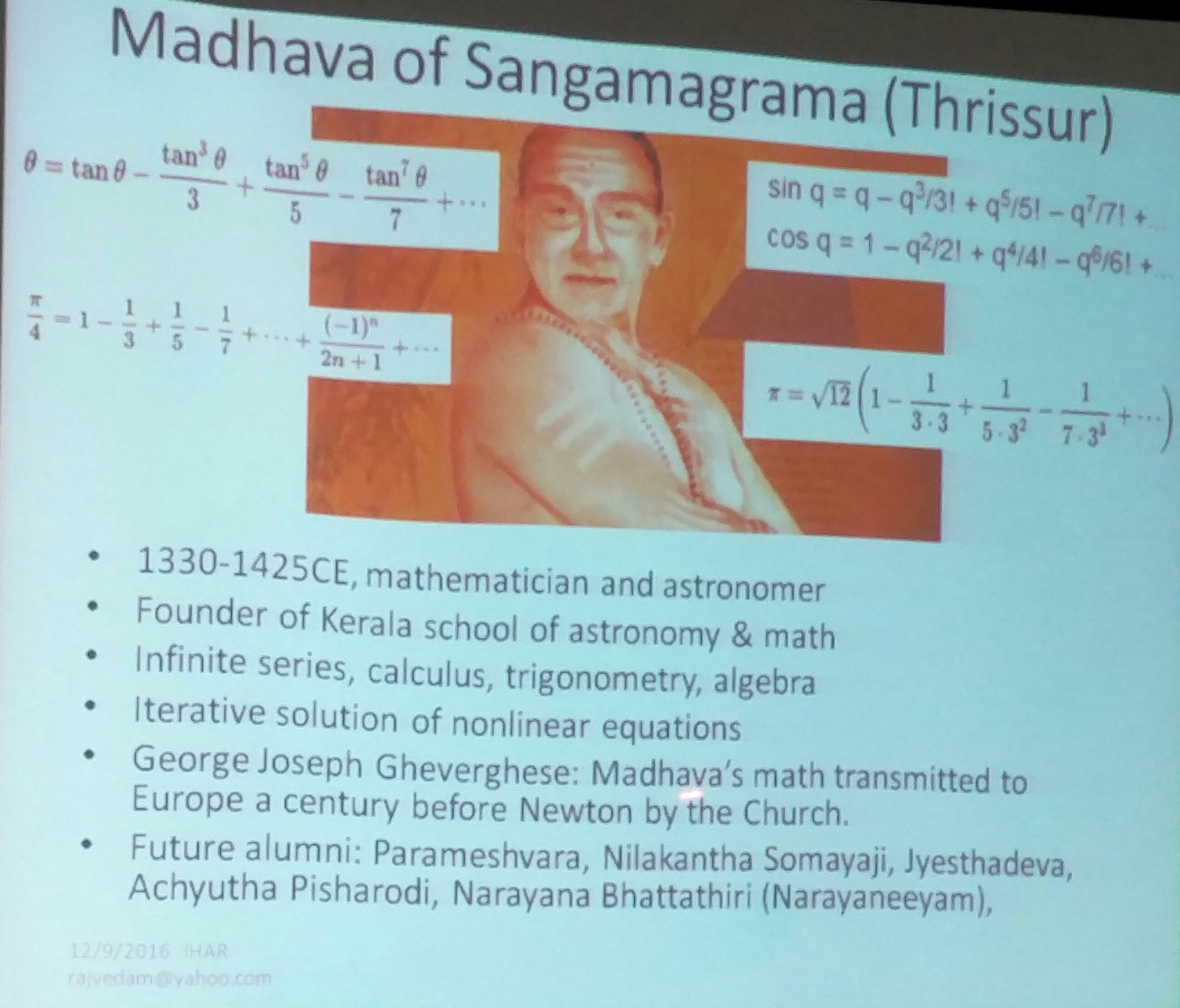 Parameshvara Mathematician