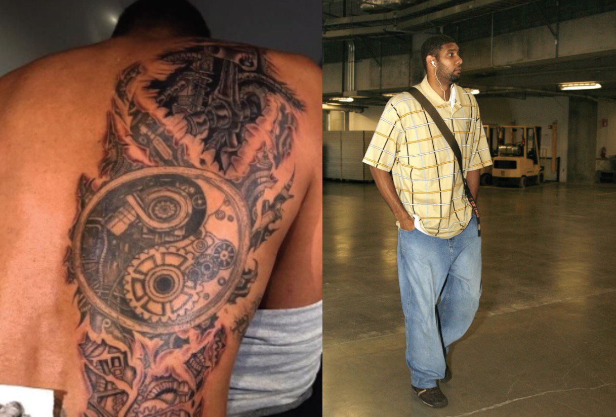 Tim Duncan Hand Tattoos