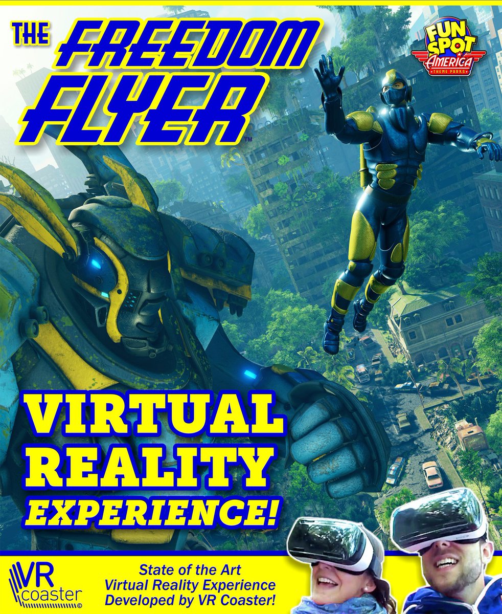 Freedom Flyer at Fun Spot America Going VR : r/ImagesOfUSA
