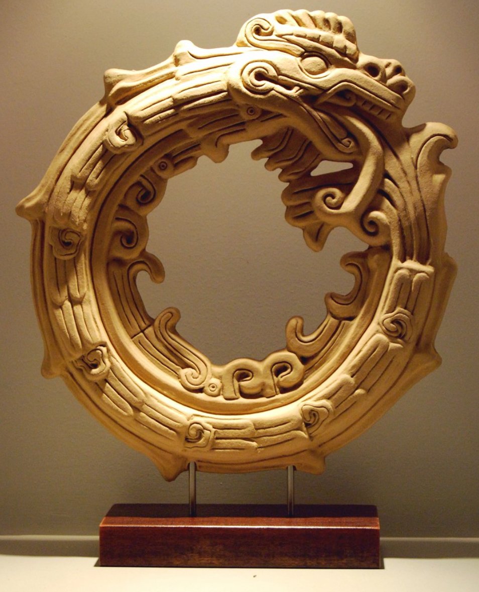 Ouroboros Dragon Aztec