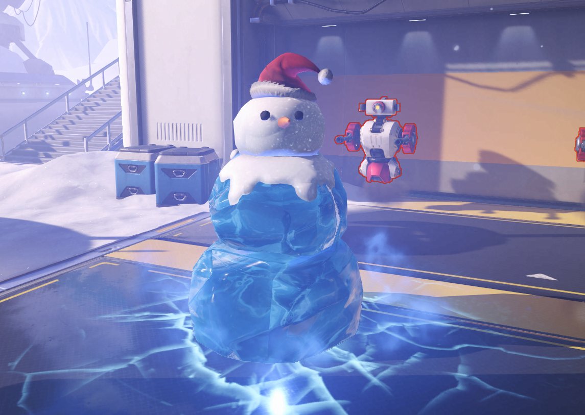 Ice Block Snowman