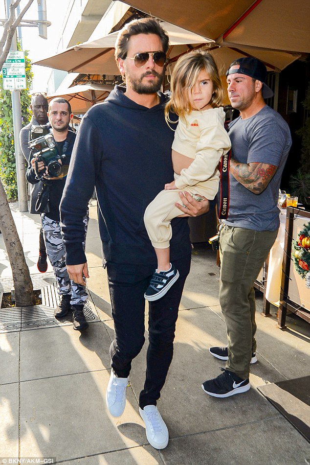 Scott Disick Carrying Kourtney