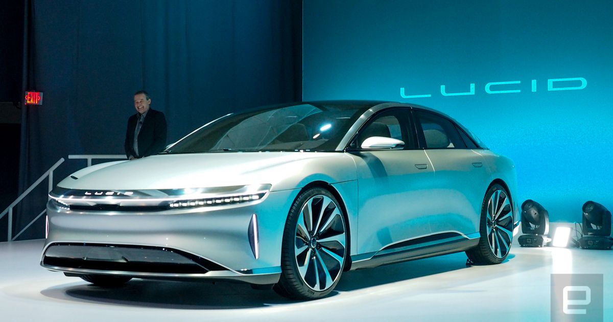 Lucid Motors unveils its 400-mile range luxury EV | Engadget | Scoopnest