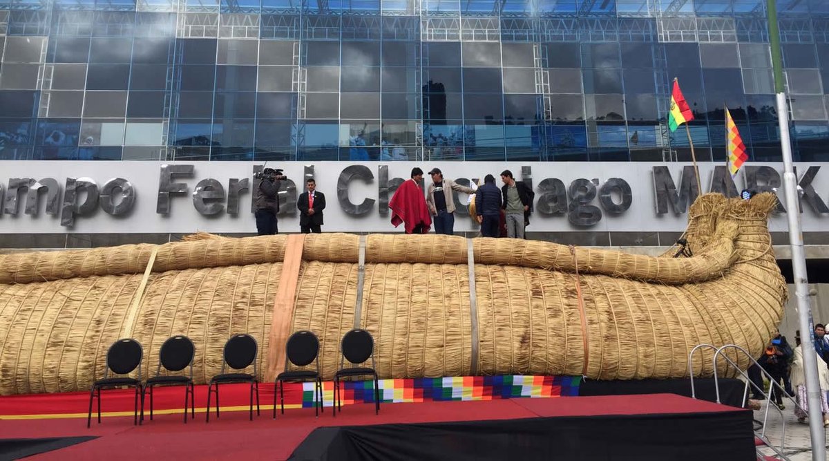 Bolivia Despiden balsa que busca conquistar el Pacífico | EL DEBER ...