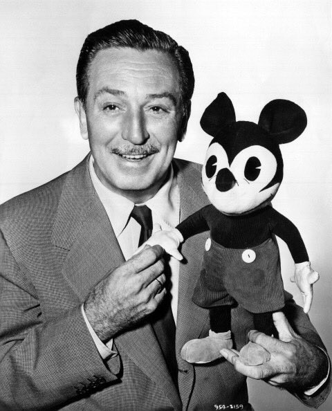 Walt Disney, who created Mickey Mouse & was his voice for nearly 25 ...
