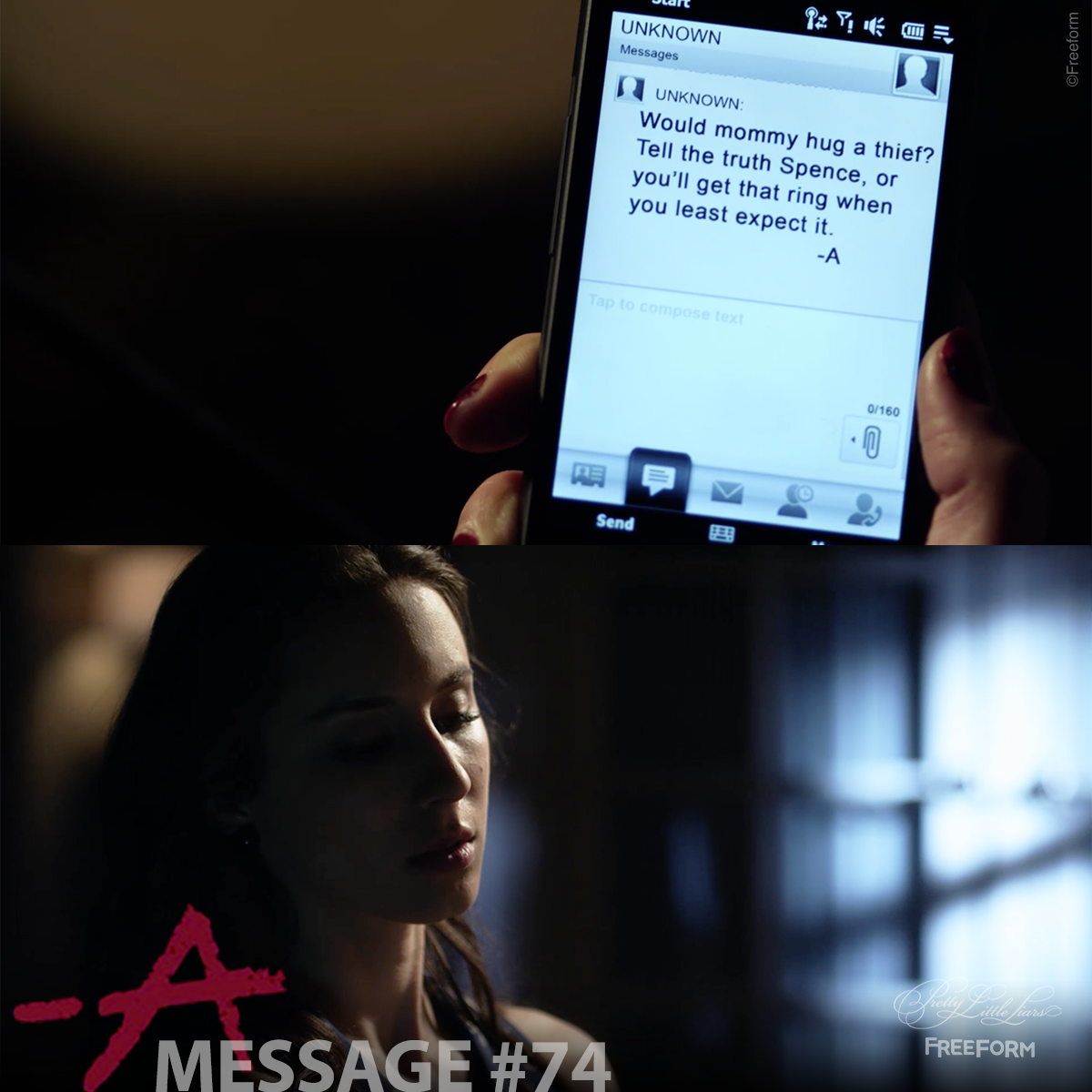 Pretty Little Liars A Messages To Spencer