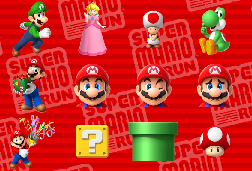 iMessage recibe nuevos stickers de 'Super Mario Run' - Nintenderos