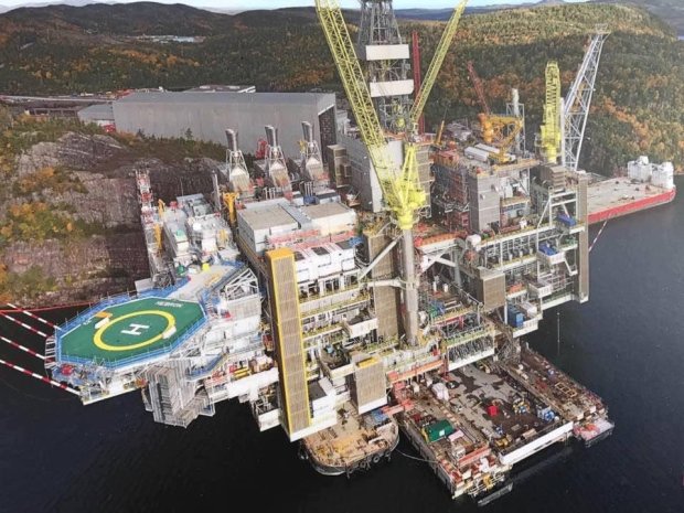 WATCH | Hebron topsides were joined to the gravity based structure at ...