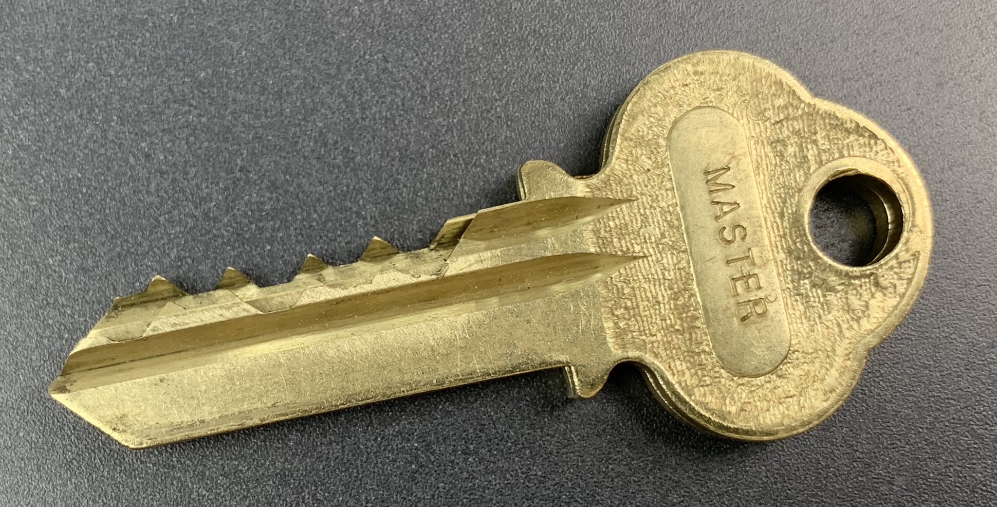 Old Brass Jail Key