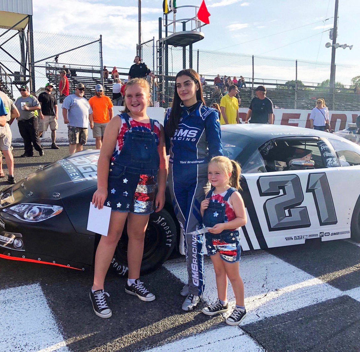 Top-5 run for Toni Breidinger last night at Caraway in her first race ...