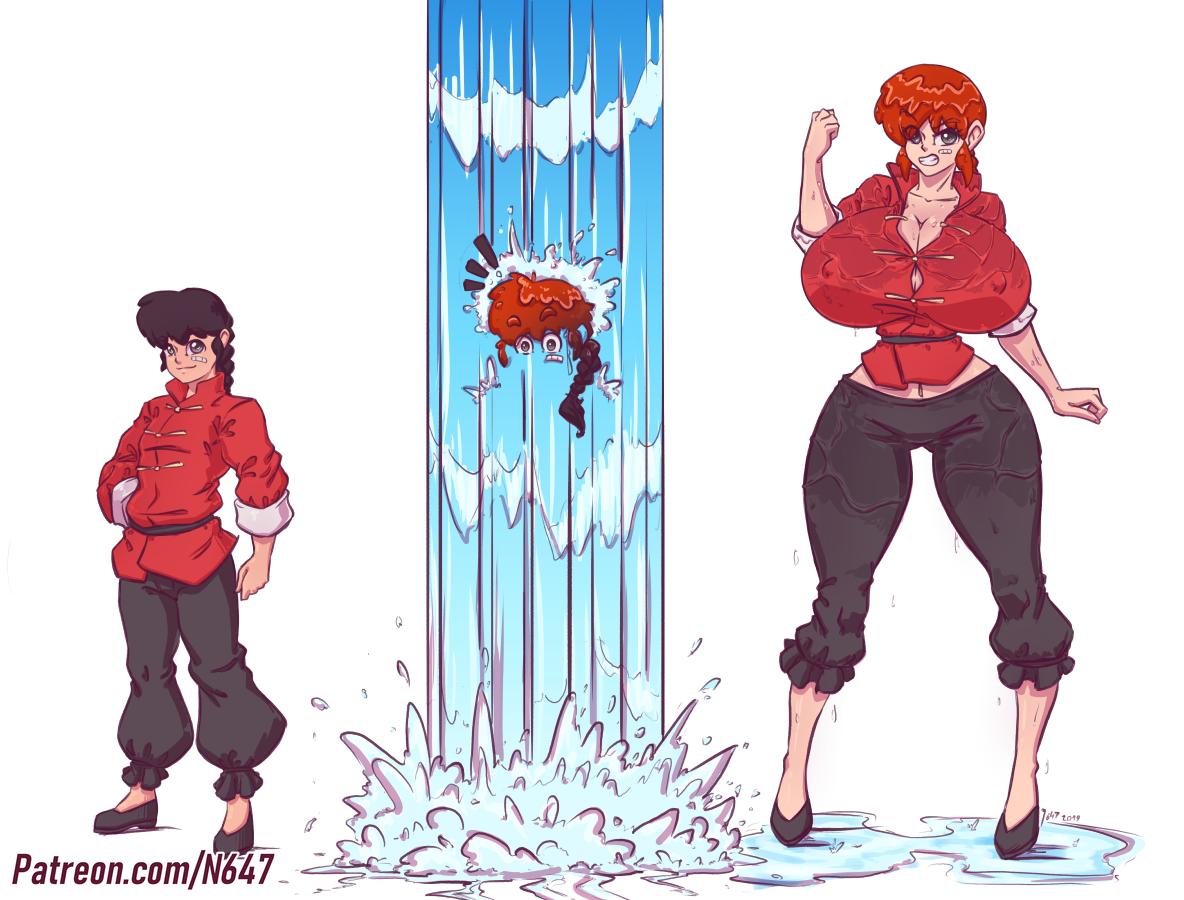 N647 Nsfw 🇨🇱 🖥🖌 On Twitter A Little Commission Featuring Ranma Getting Soaked And The Usual