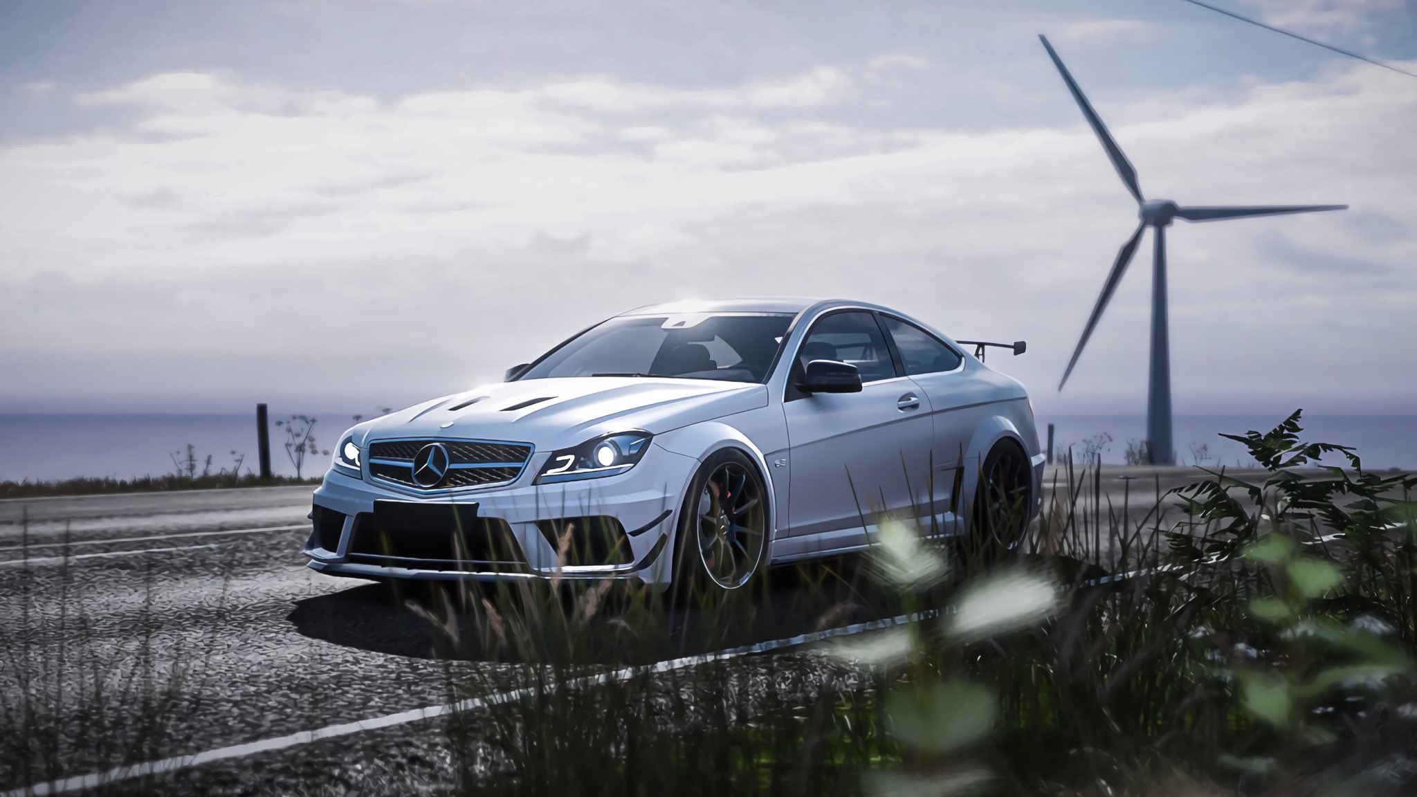 Mercedes Benz C63 Amg Black Series Wallpaper