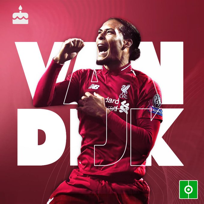 Virgil Van Dijk's Birthday Celebration | HappyBday.to