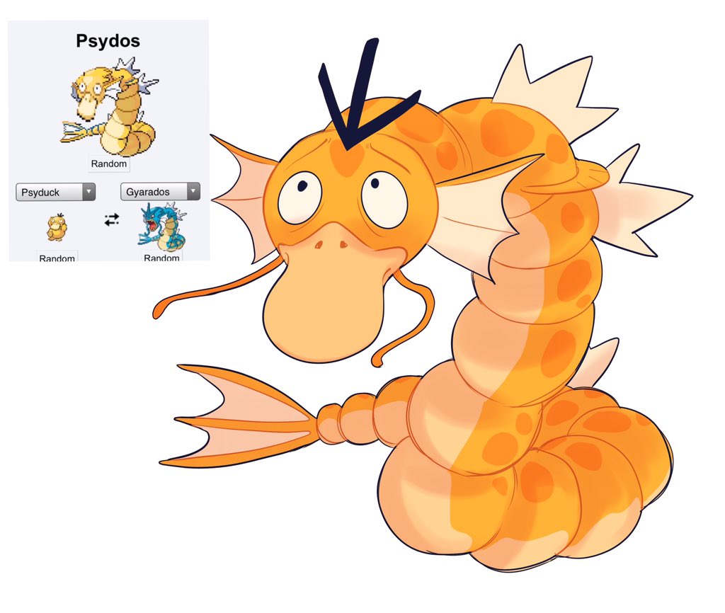 Magikarp And Gyarados Fusion