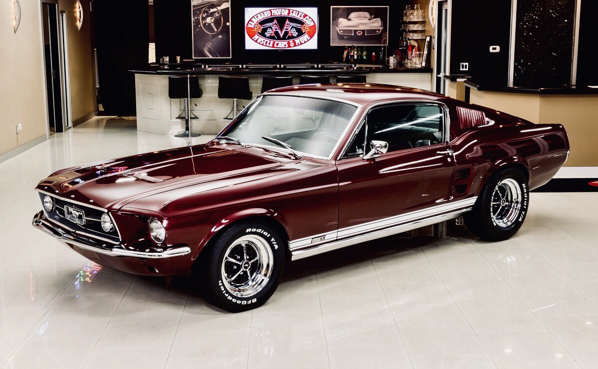1967 Mustang Cherry Red