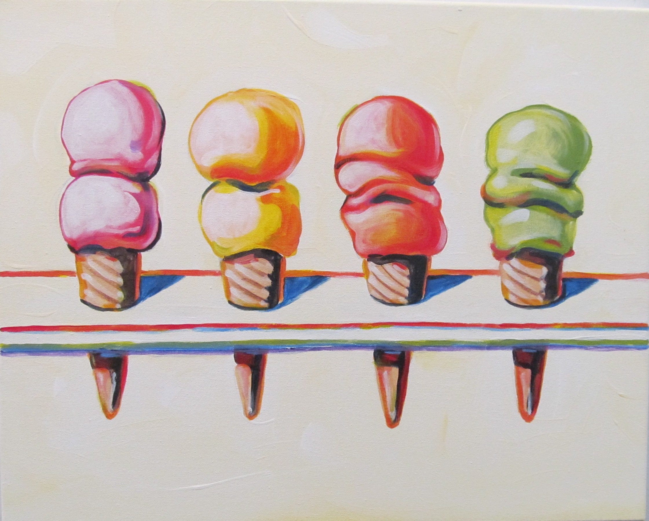 Wayne Thiebaud Ice Cream