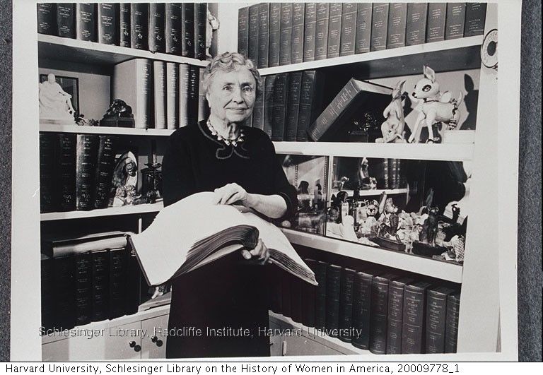 Helen Keller At Radcliffe College