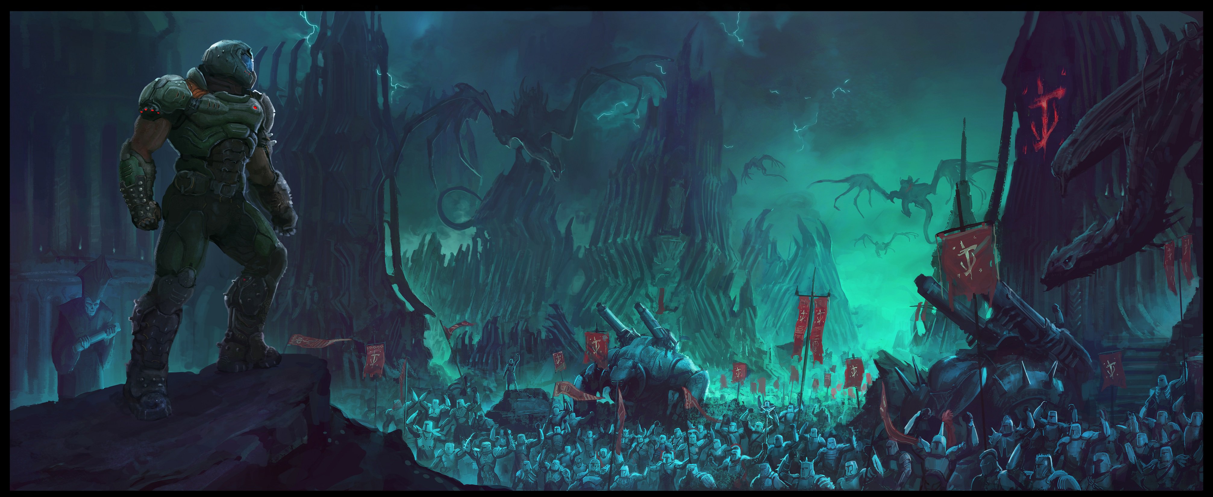 Night Sentinels and dragons and cyber tanks, oh my - Doom Eternal ...