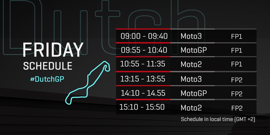 Friday Schedule: 🇳🇱 Friday Schedule Check out the schedule for the ...