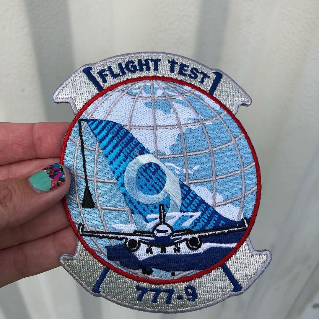 Flight test patch obsessives, take note. (h/t @b777xLovers)