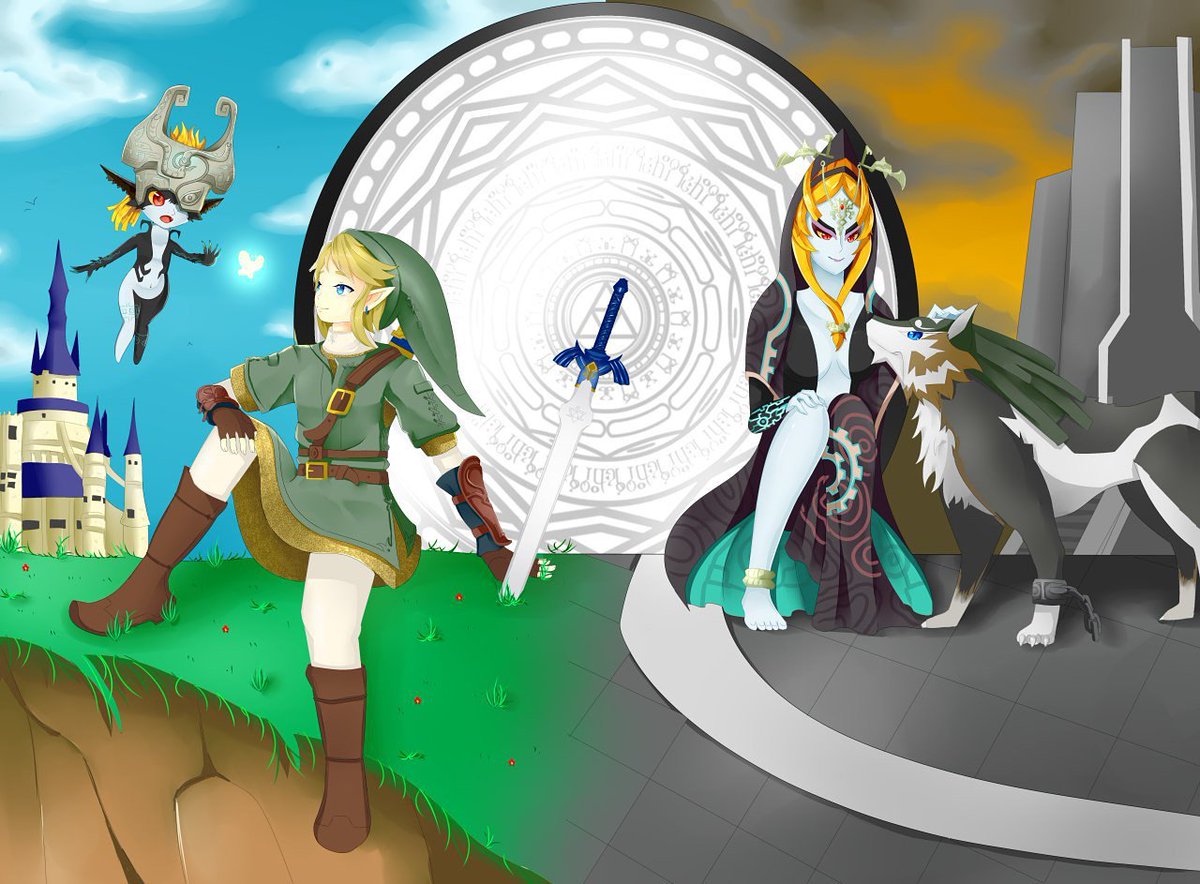 Midna Human Form And Link