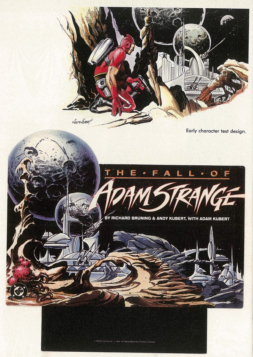 Cool Comic Art on Twitter: "RT @CoolComicArt: Adam Strange (1990) designs & display artwork by ...