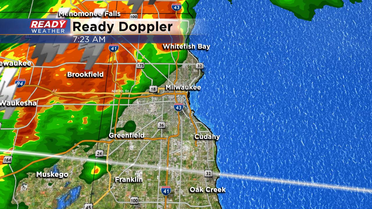 8 Am Update Strong Thunderstorms Moving Through