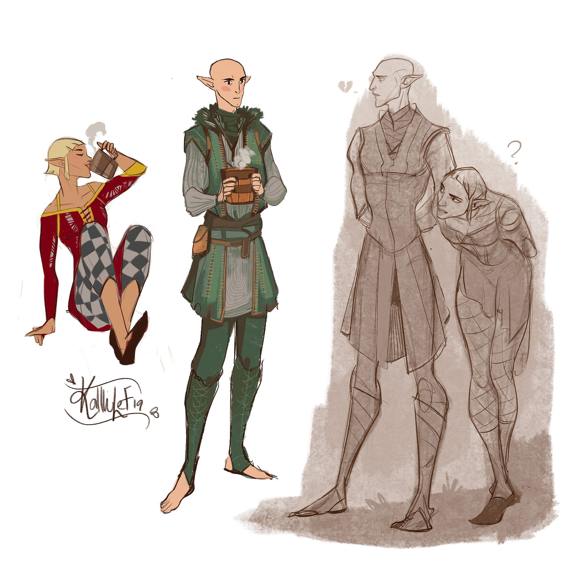 Dragon Age Inquisition Sera Concept Art