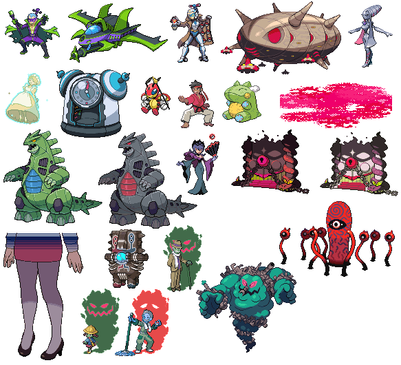 Godzilla Pokemon Sprite