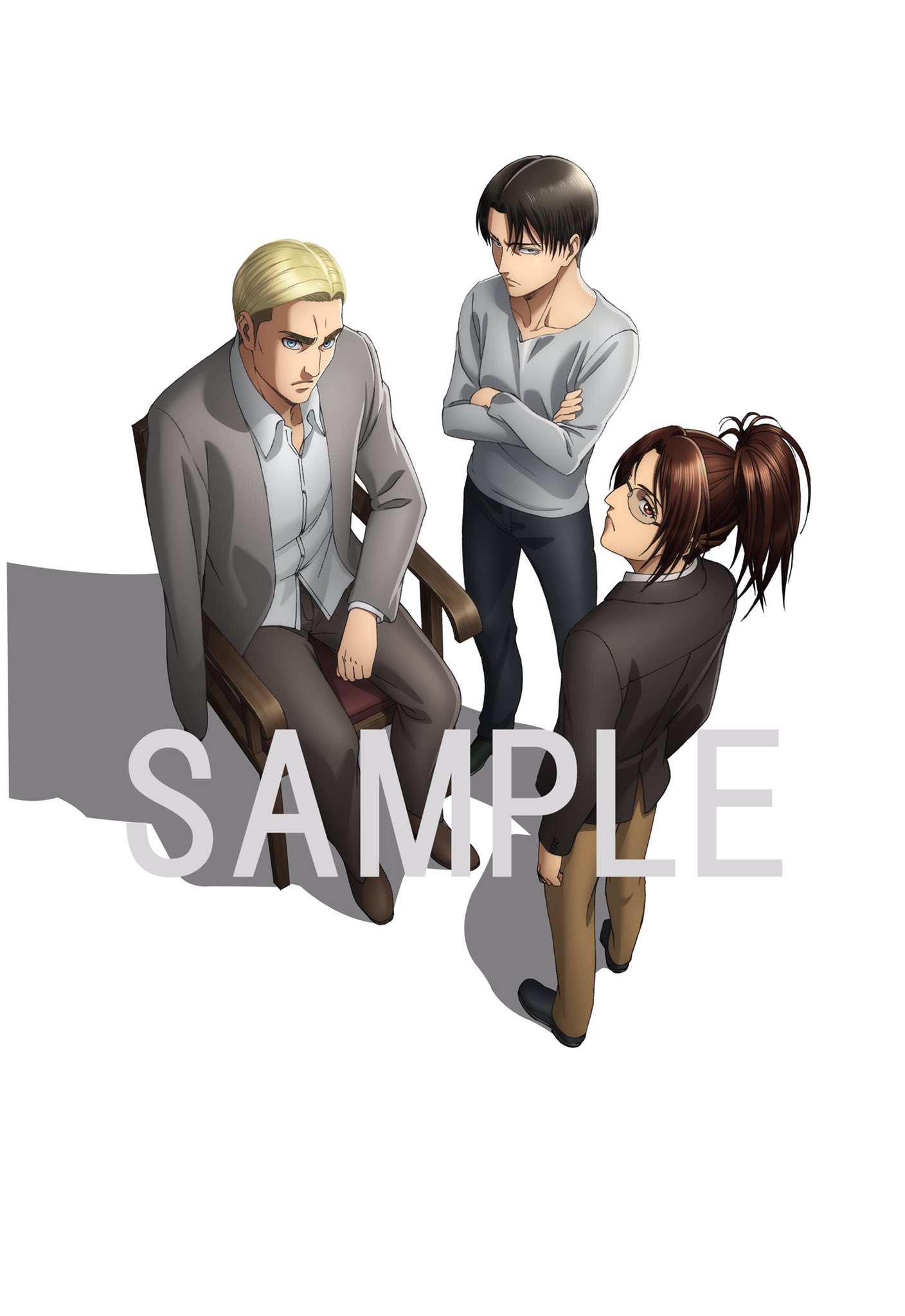 Levi Hange And Erwin Official Art Rlevicult