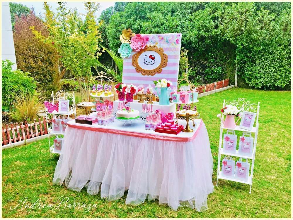 Hello Kitty Dessert Table