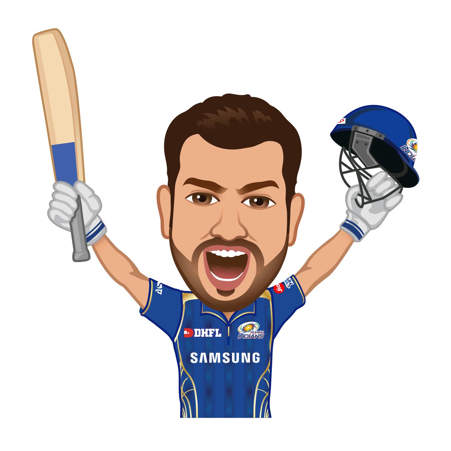 Top 196 + Rohit sharma cartoon photo - Delhiteluguacademy.com