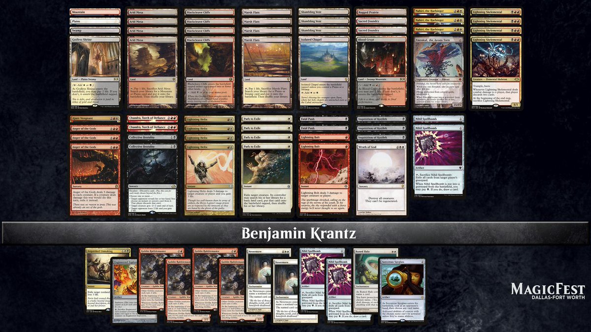 Magic Fest Dallas Fort Worth Top 8 lists : r/ModernMagic