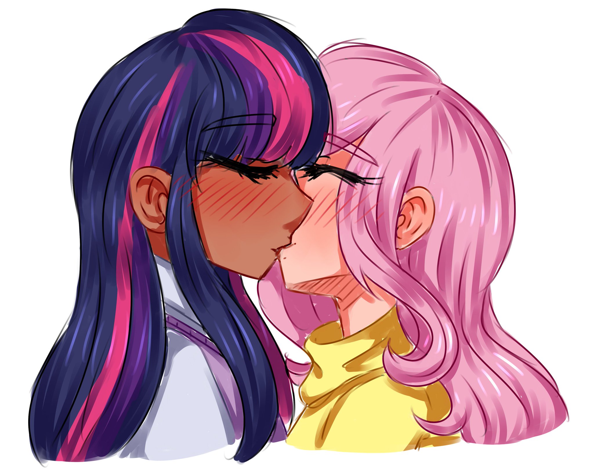 Sunset Shimmer And Twilight Sparkle Yuri