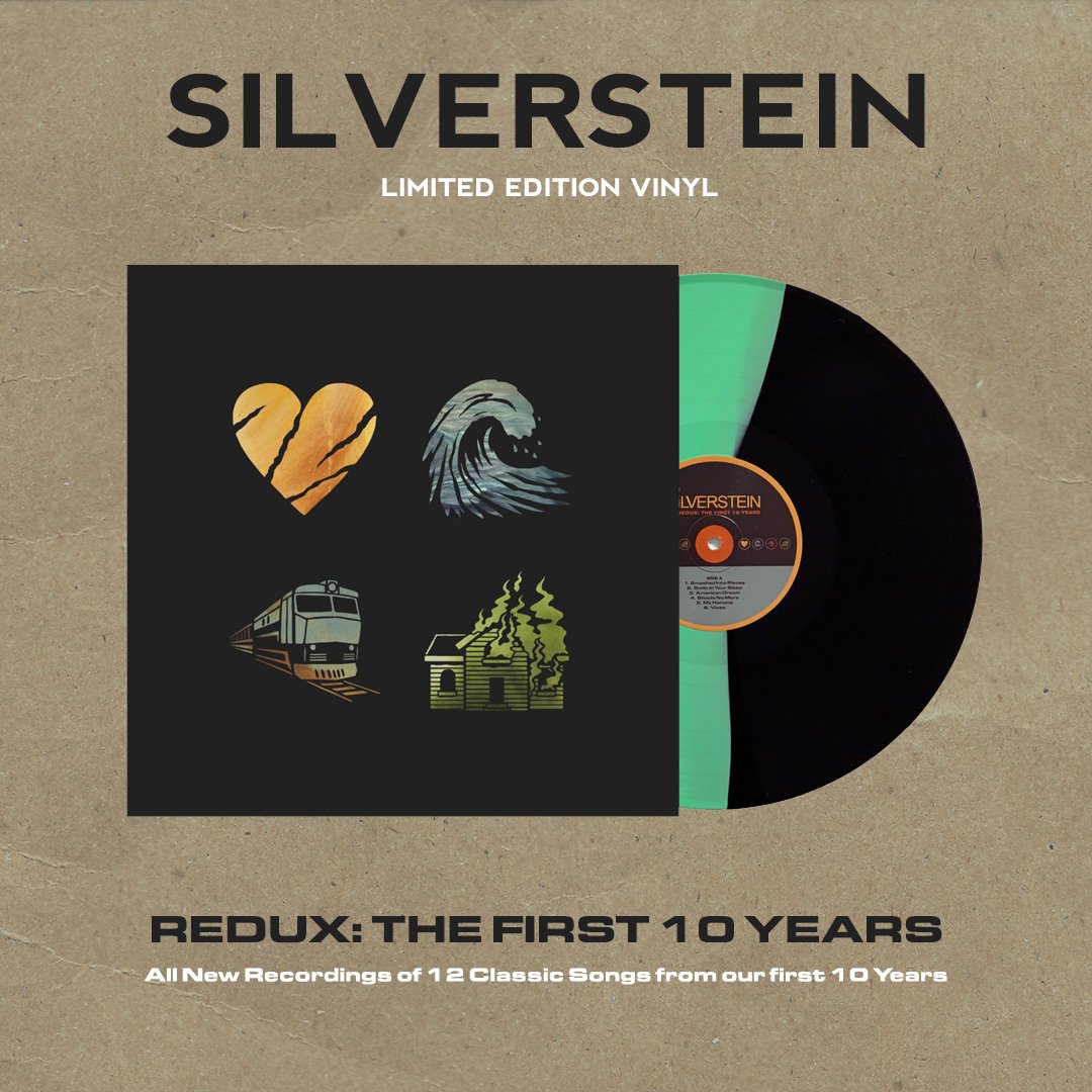 Silverstein on Twitter: "NEW VINYL PRESSING REDUX: The First 10 Years Limited to 1000 Half ...