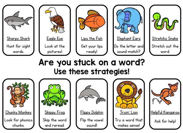 Stretchy Snake Reading Strategy