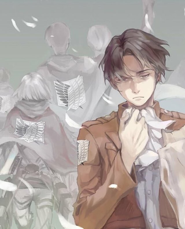 Attack On Titan Levi And Eren Sad